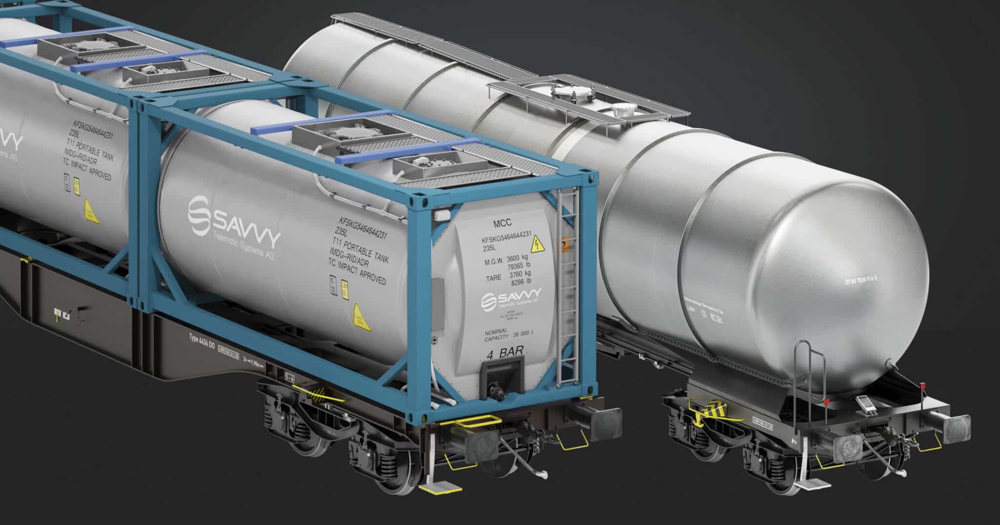SAVVY® digitizes rail, overseas and hazardous goods transports
